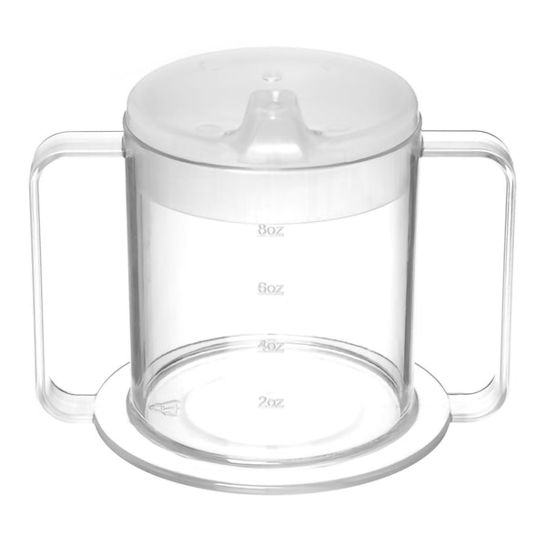 10 oz. Polycarbonate Drinking Mug Clear Reusable TWO-HNDL INDEPENDENCE ...