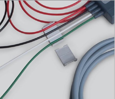 The Palm Tree Group Cable Combo 4 Wire ECG Cable For use with ECG Moni ...