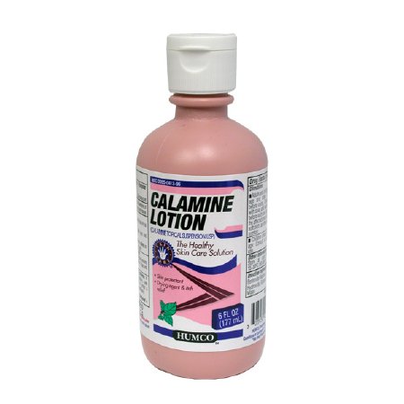 Humco Itch Relief Calamine Topical 8% Strength Lotion 6 oz. Bottle - M ...