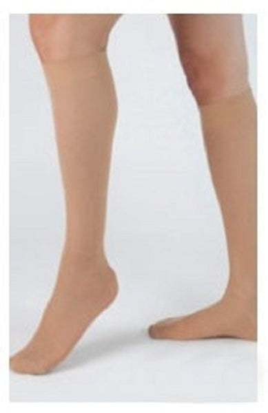 Carolon Company Compression Stocking Knee High Size 4 Black Closed Toe ...