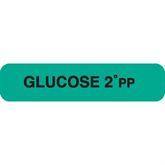 Glucose Tolerance Testing Labels MarketLab 2HR PP Glucose Label, Green ...