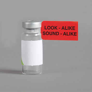 Pre-printed Flag Labels, Look-Alike/Sound-Alike H-17436-12476 – Axiom ...